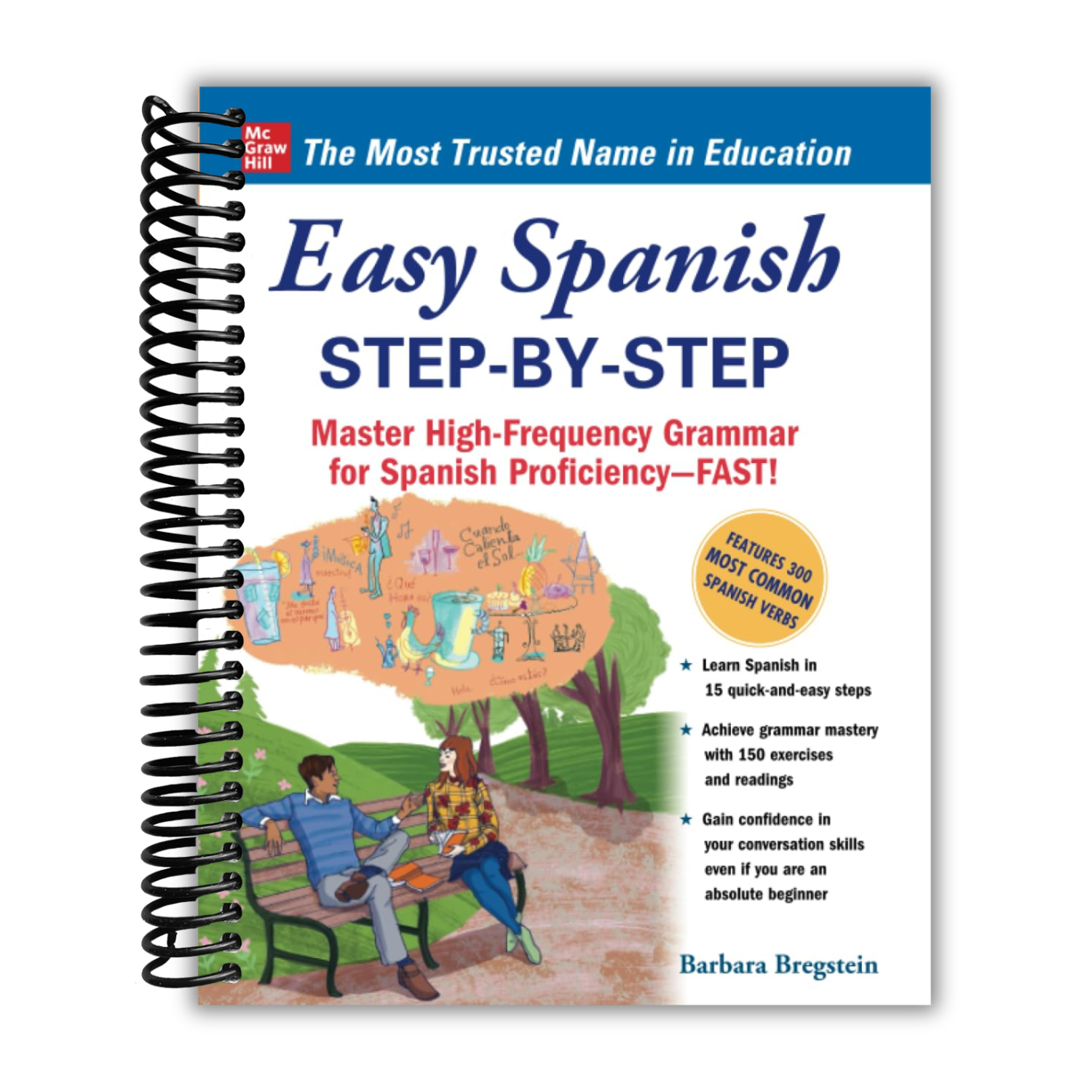 Easy Spanish Step-By-Step: 1st Edition (Spiral Bound) – Lay it Flat ...