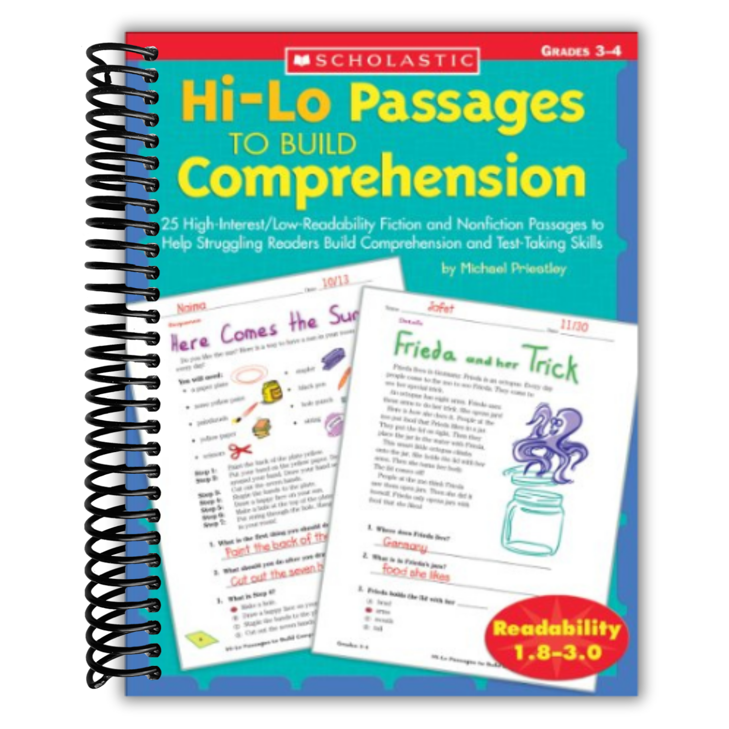 Hi-Lo Passages To Build Reading Comprehension Skills: Grades 3-4 (Hi-L ...