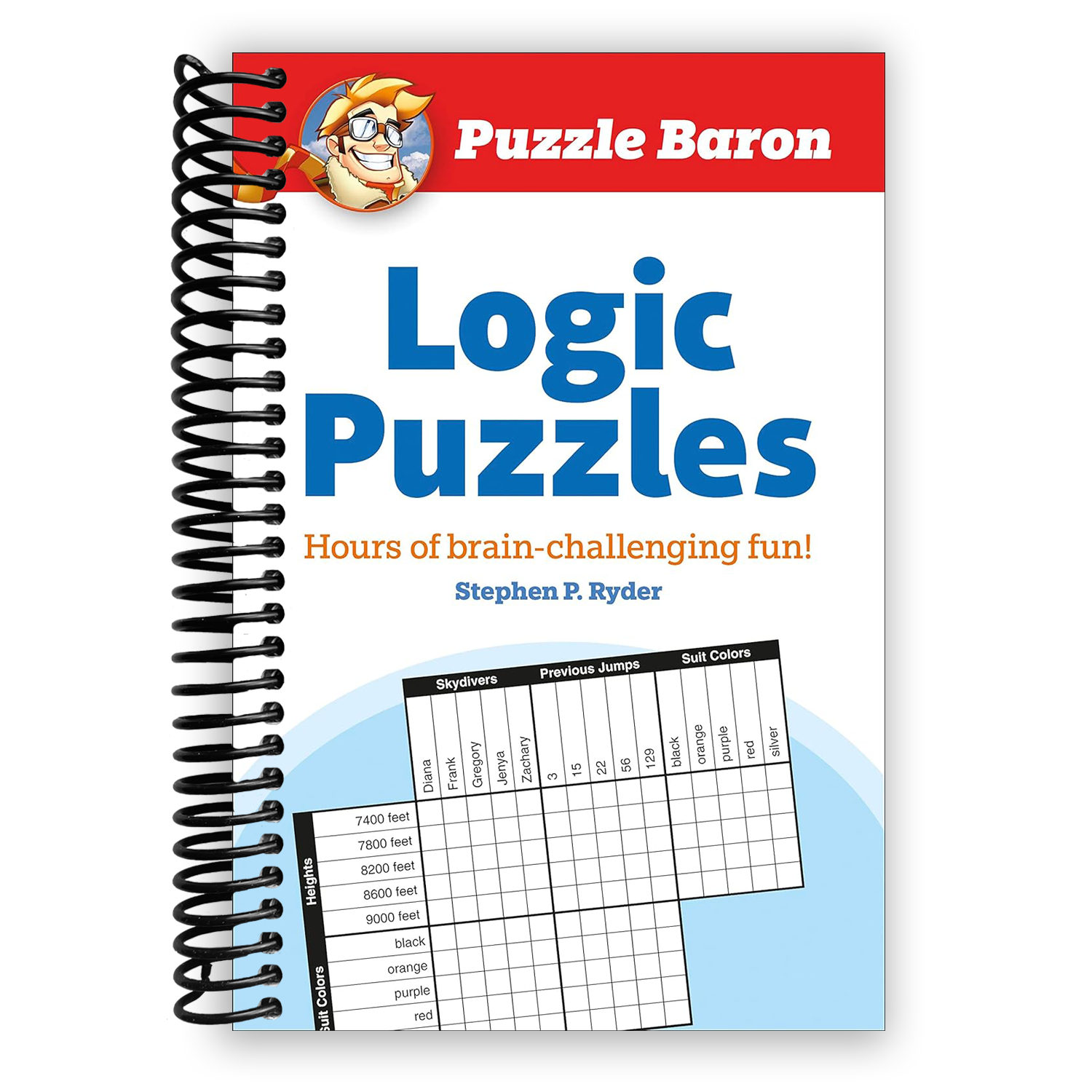 Puzzle Baron's Logic Puzzles (Spiral Bound) – Lay it Flat Publishing Group