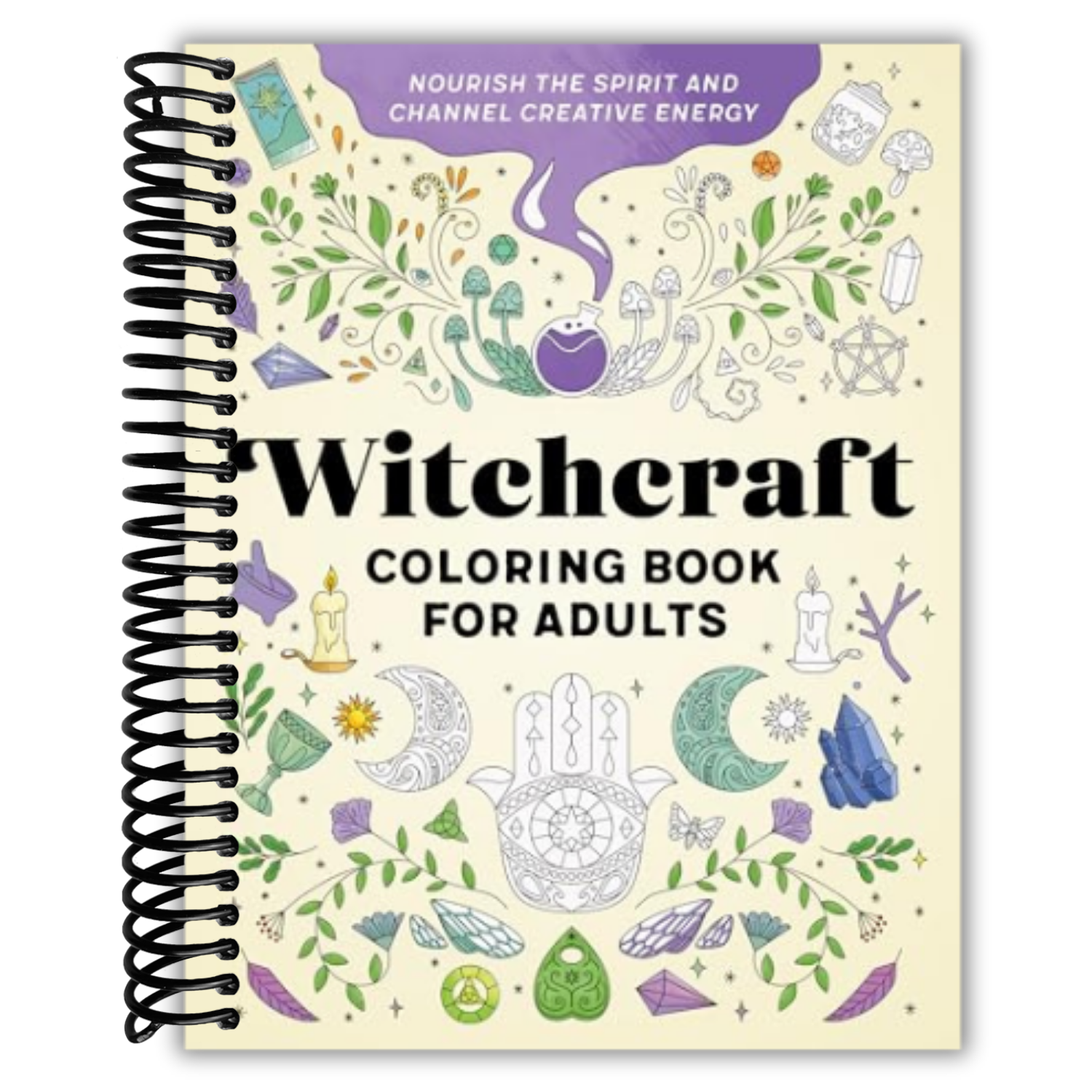 coloring book witchcraft
