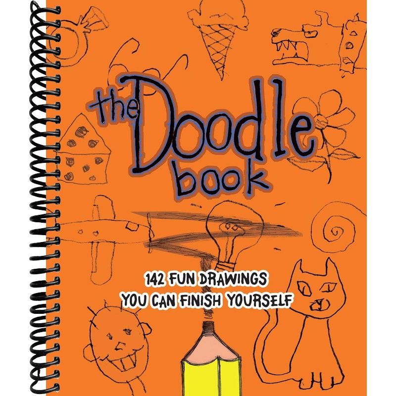 The Doodle Book: 142 Fun Drawings You Can Finish Yourself – Lay it Flat ...