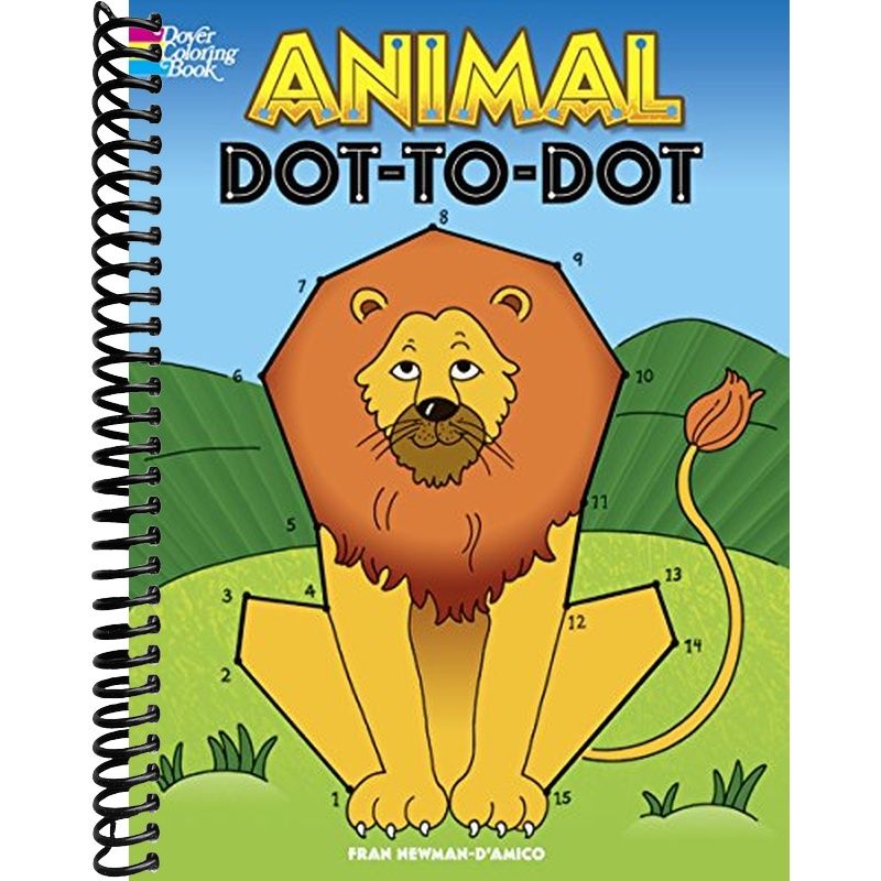 Animal Dot-to-Dot Coloring Book (Dover Kids Activity Books: Animals ...