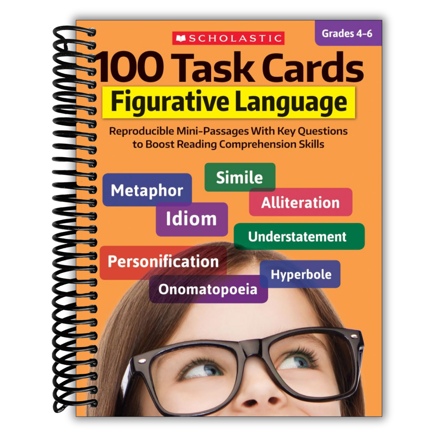 100 Task Cards: Figurative Language: Reproducible Mini-Passages With K ...