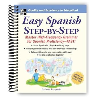 Easy Spanish Step-By-Step: 1st Edition (Spiral Bound) – Lay it Flat ...