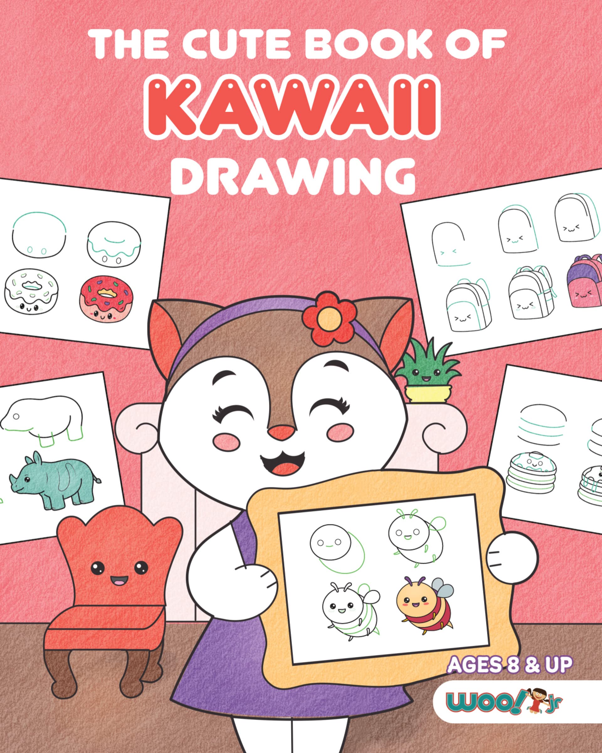 The Cute Book of Kawaii Drawing: How to Draw 365 Cute Things, Step by ...