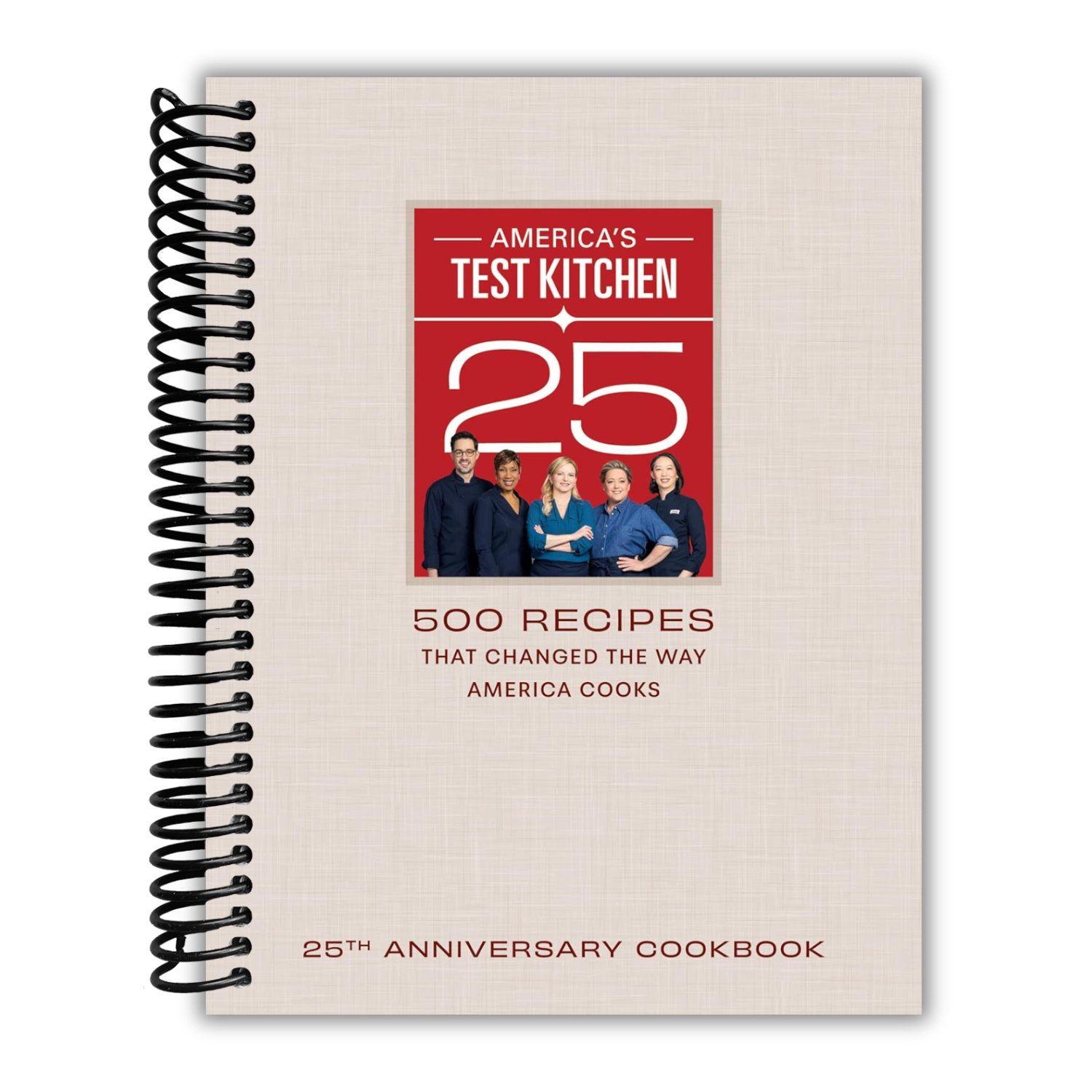 America's Test Kitchen 25th Anniversary Cookbook (Spiral Bound) – Lay ...