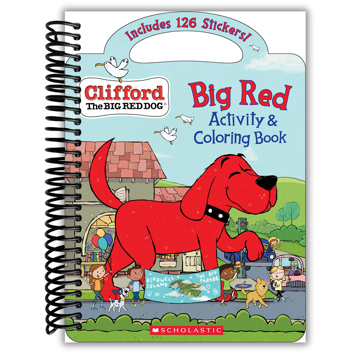Big Red Activity & Coloring Book (Clifford the Big Red Dog) – Lay it ...
