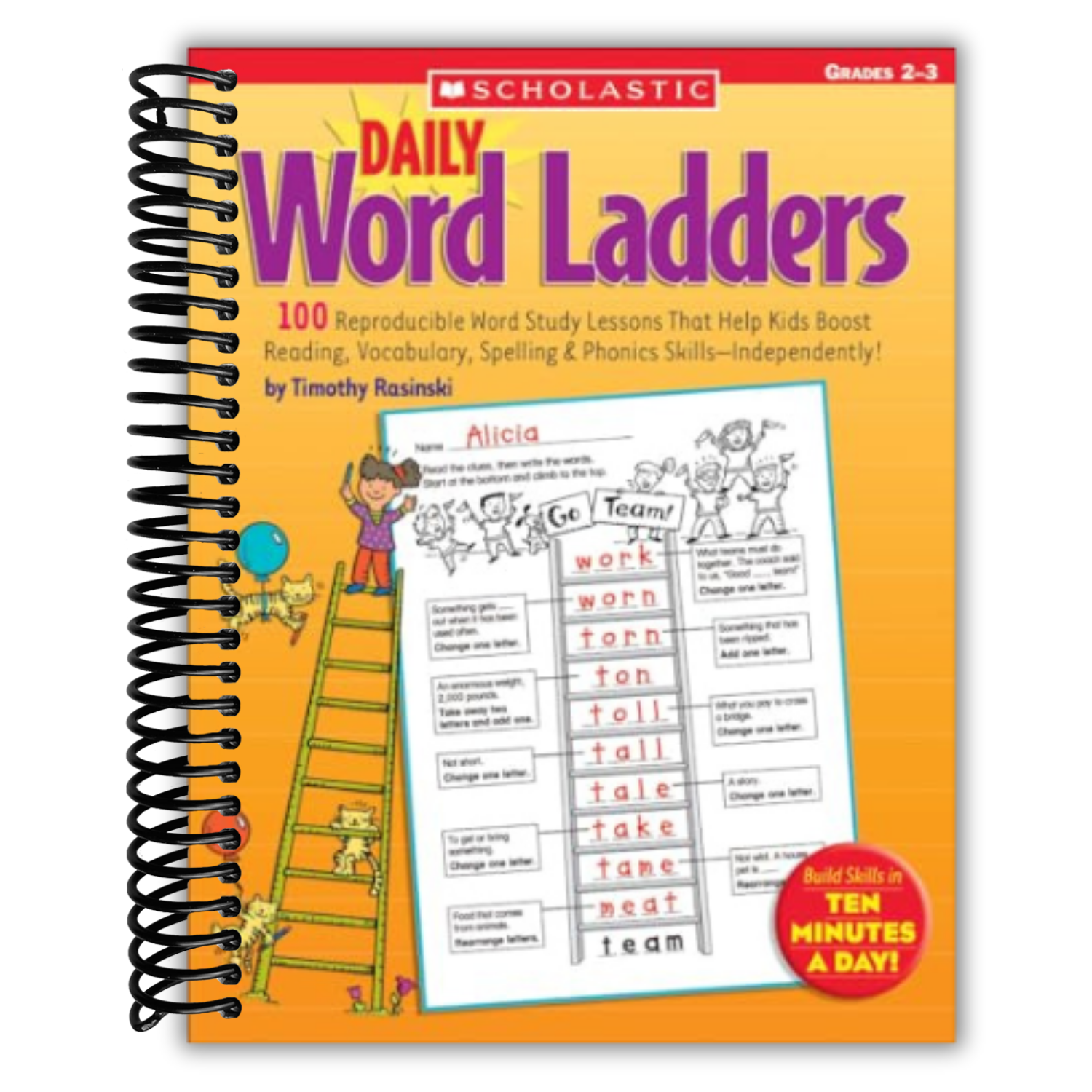 Daily Word Ladders: Grades 2-3: 100 Reproducible Word Study Lessons Th ...