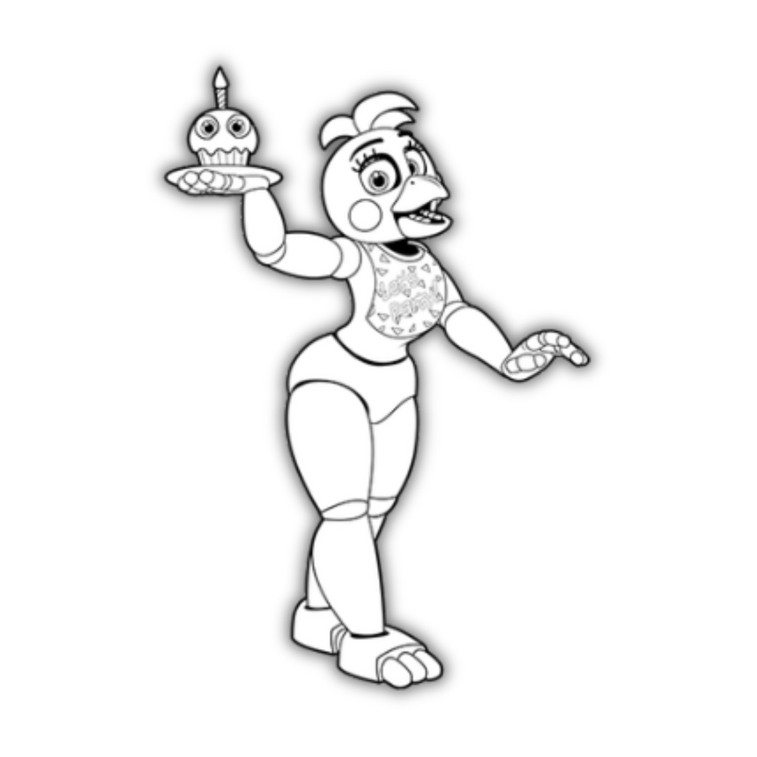five night freddy coloring pages