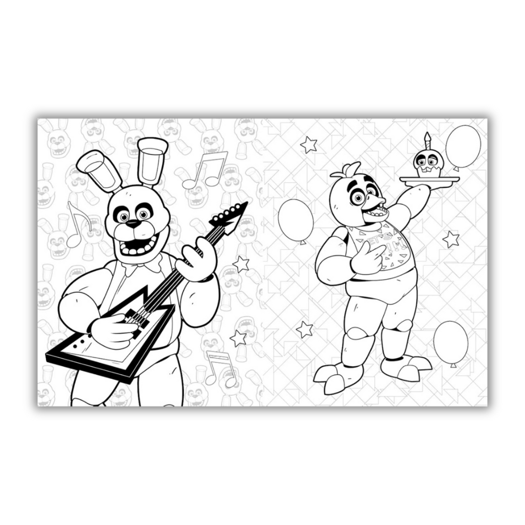 five night freddy coloring pages