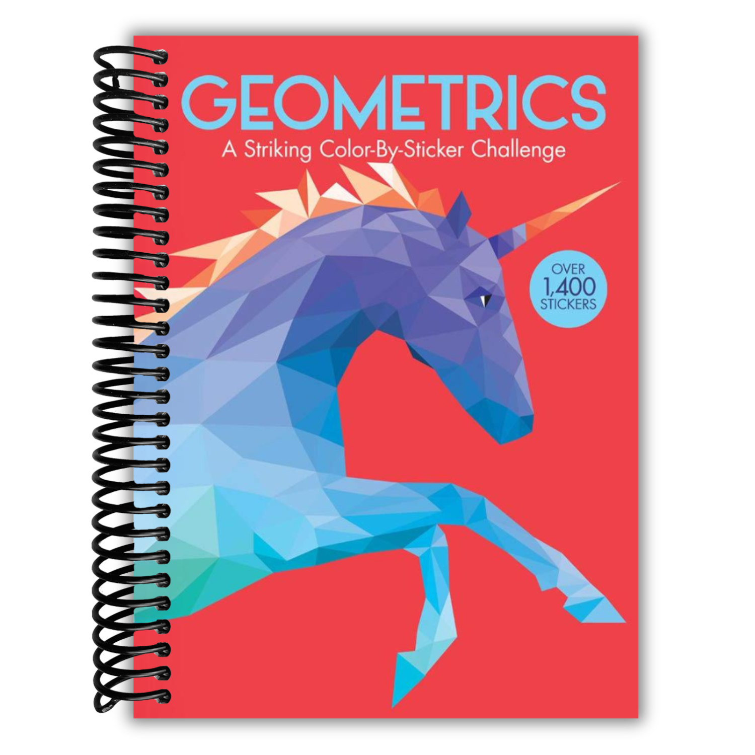 Geometrics: A Striking Color-By-Sticker Challenge (Paint-By-Sticker Bo ...