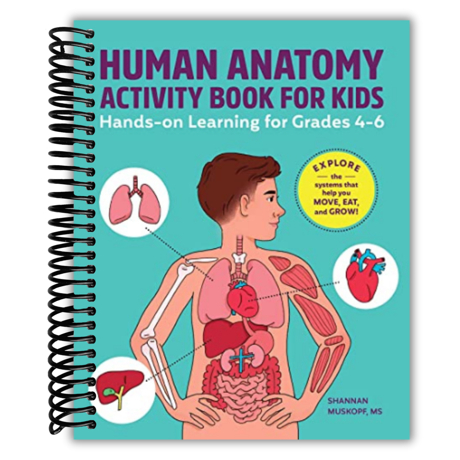 Human Anatomy Activity Book for Kids: Hands-on Learning for Grades 4-6 ...