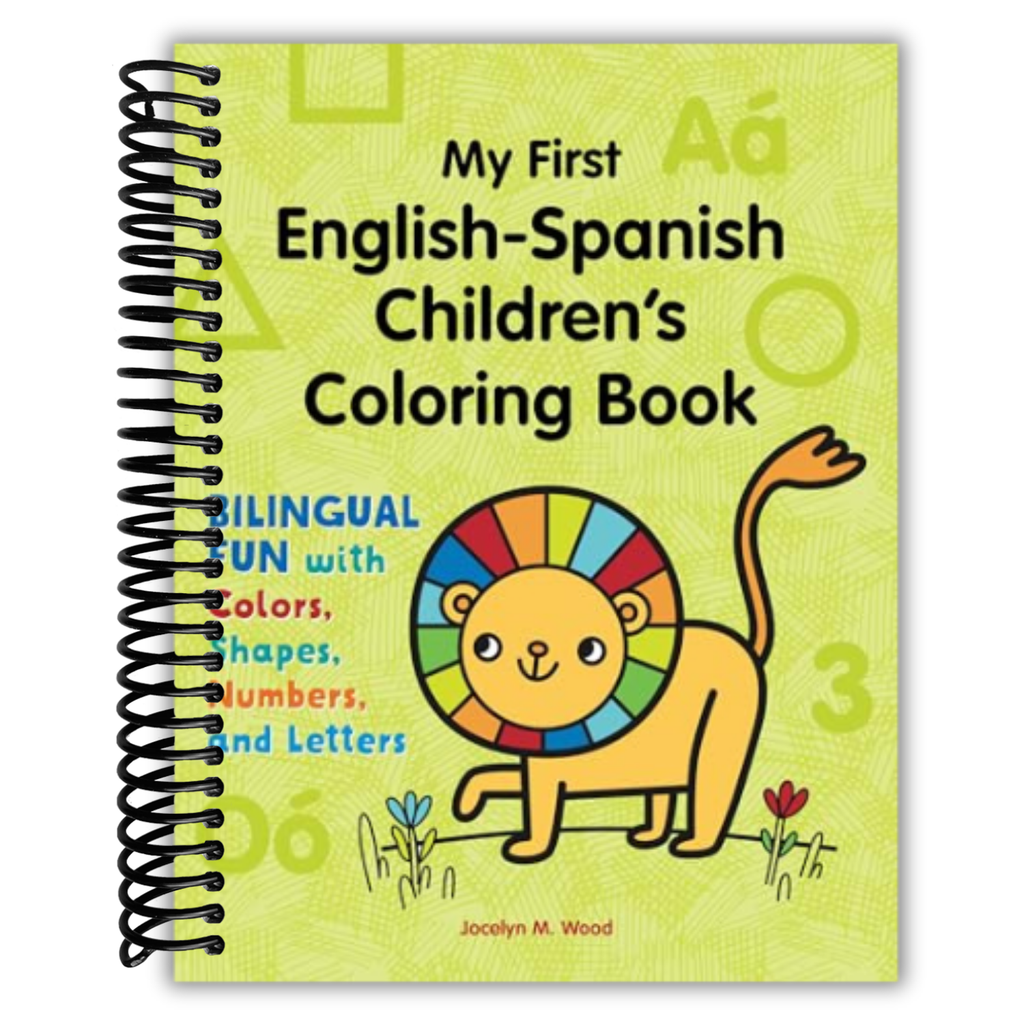 spanish english coloring book