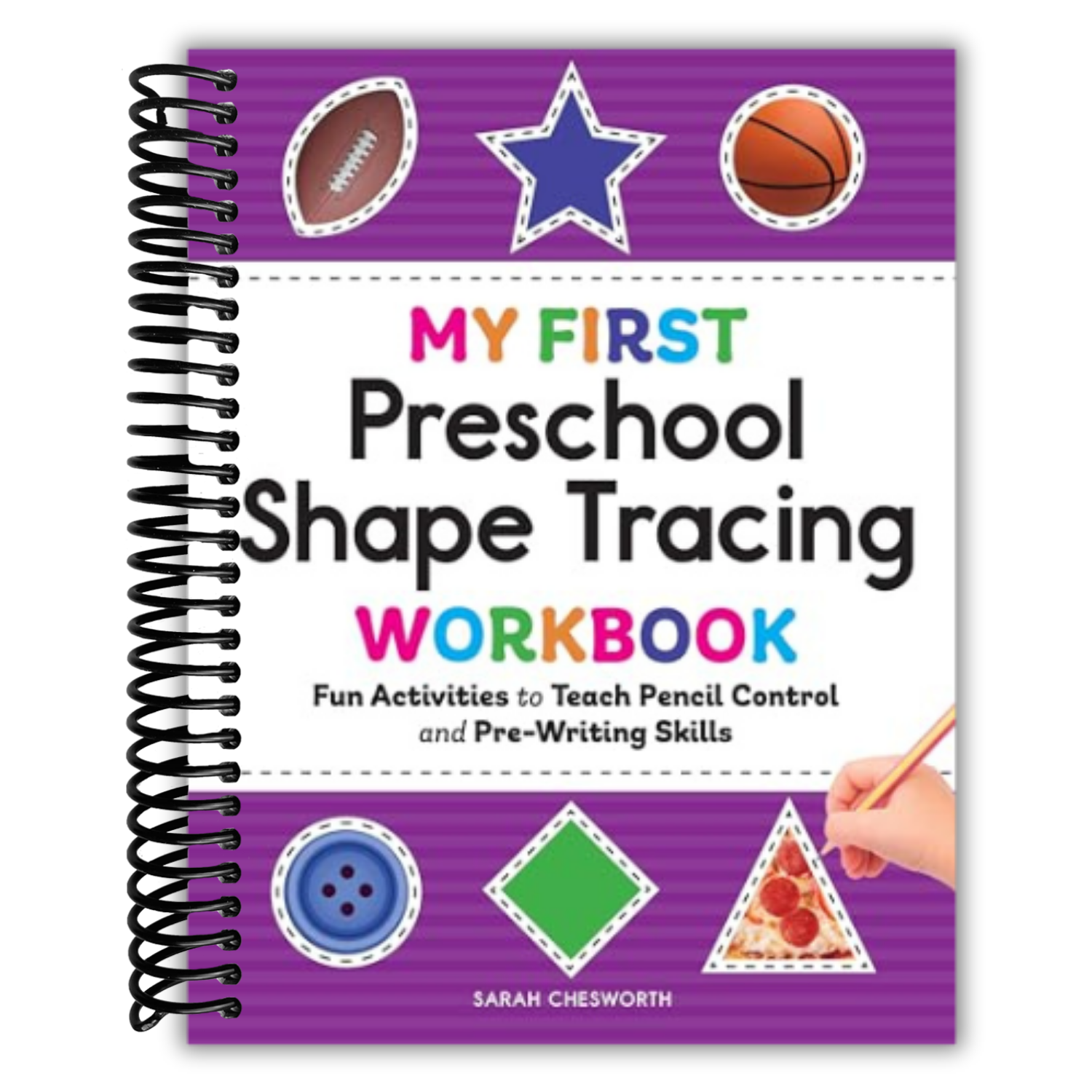 My First Preschool Shape Tracing Workbook: Fun Activities to Teach Pen ...