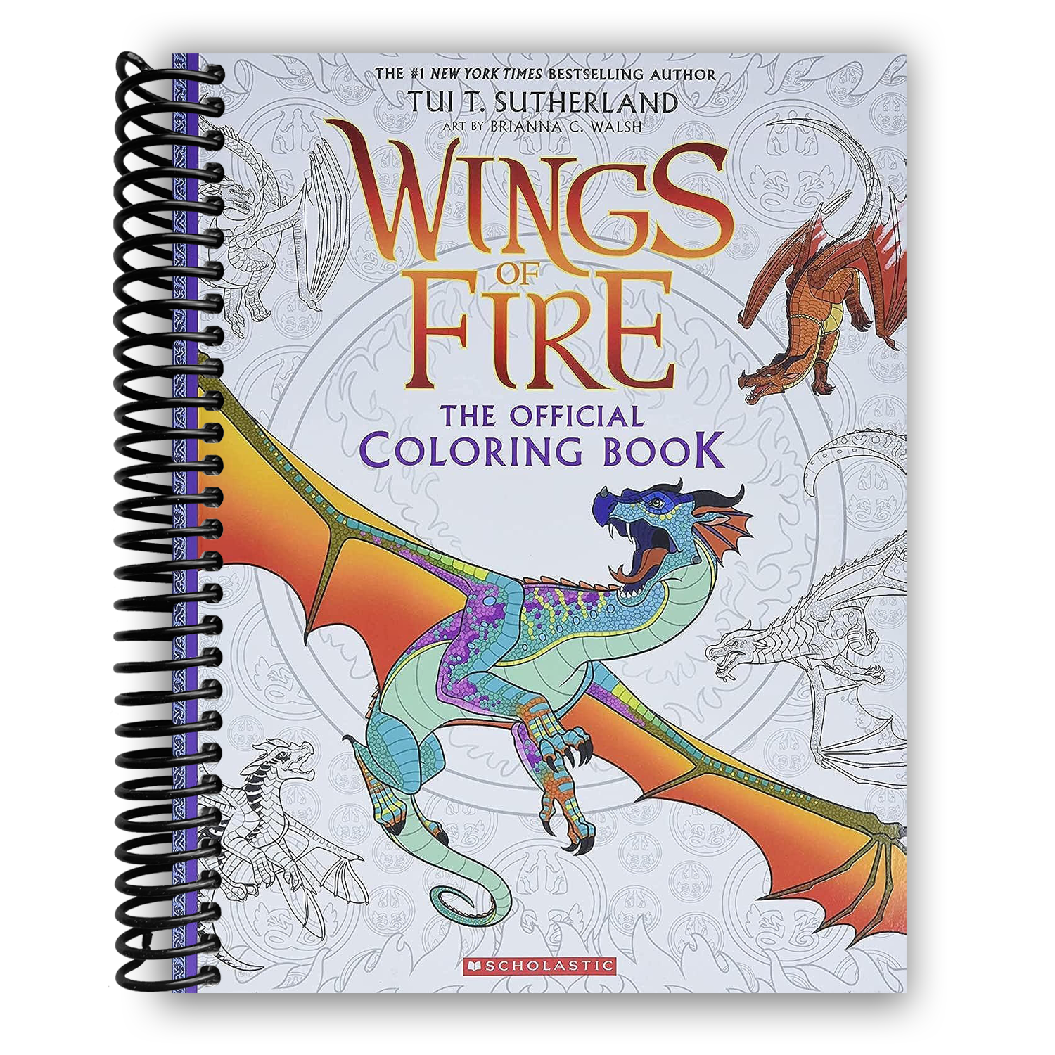 Official Wings of Fire Coloring Book(Spiral Bound) – Lay it Flat ...