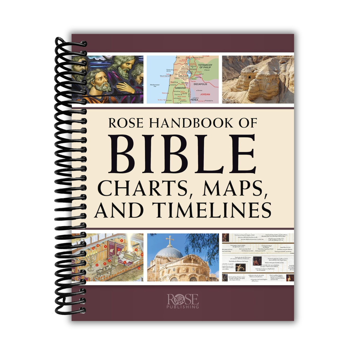 Rose Handbook of Bible Charts, Maps, and Timelines (Spiral Bound) – Lay ...