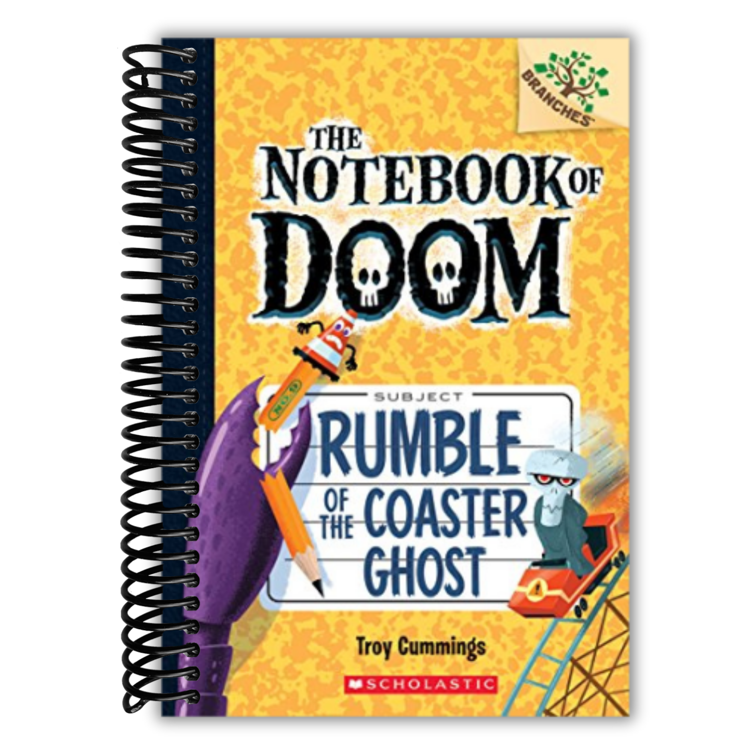 Rumble of the Coaster Ghost: A Branches Book (The Notebook of Doom #9 ...