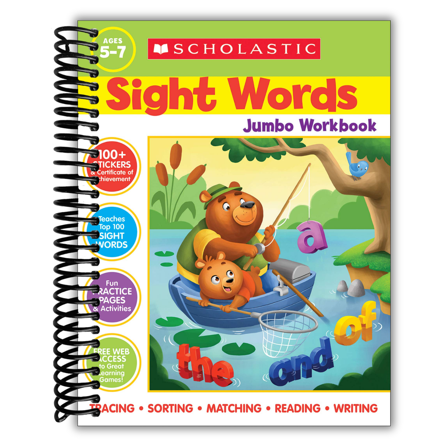Scholastic Sight Words Jumbo Workbook – Lay it Flat Publishing Group