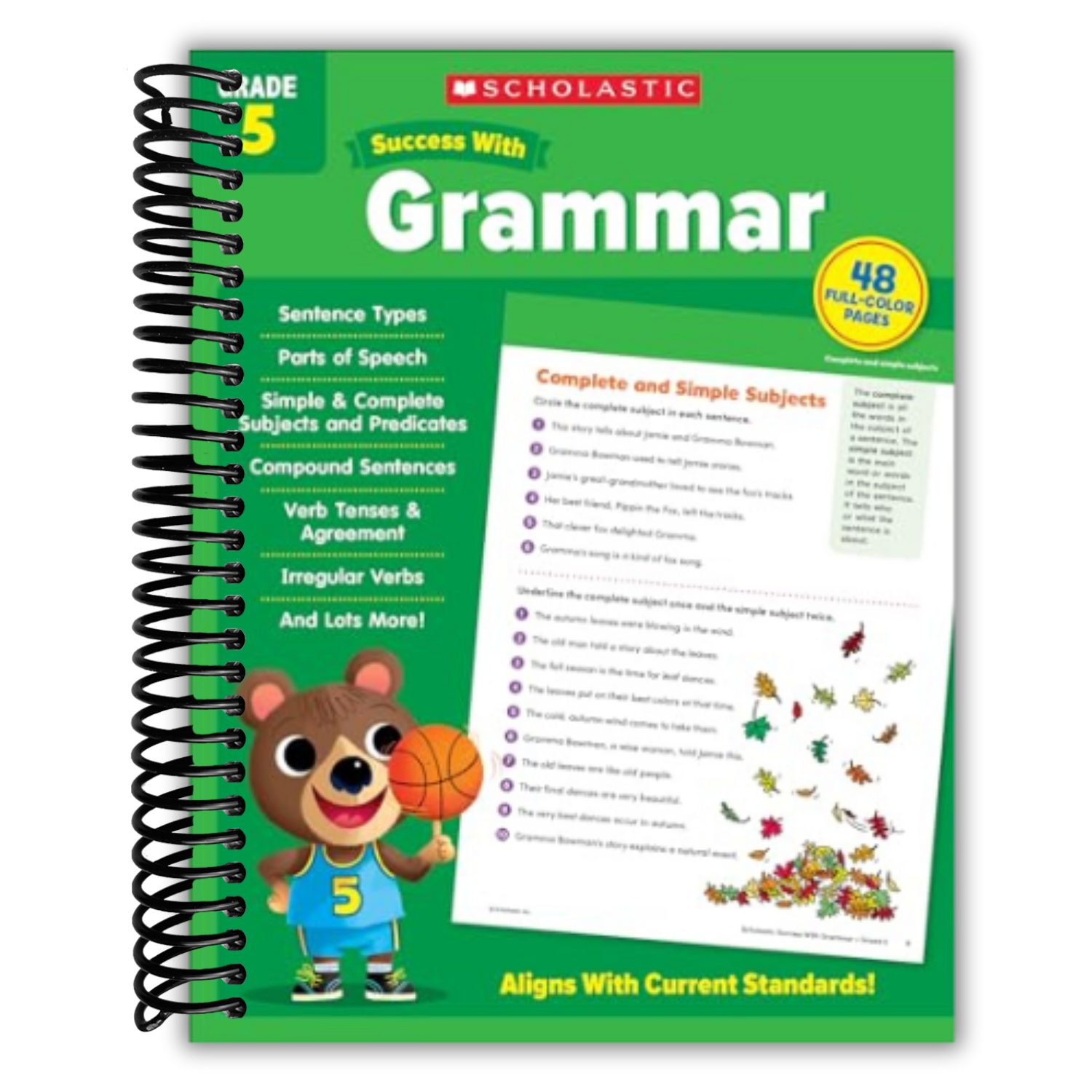 Scholastic Success With Grammar Grade 5 Workbook – Lay it Flat ...