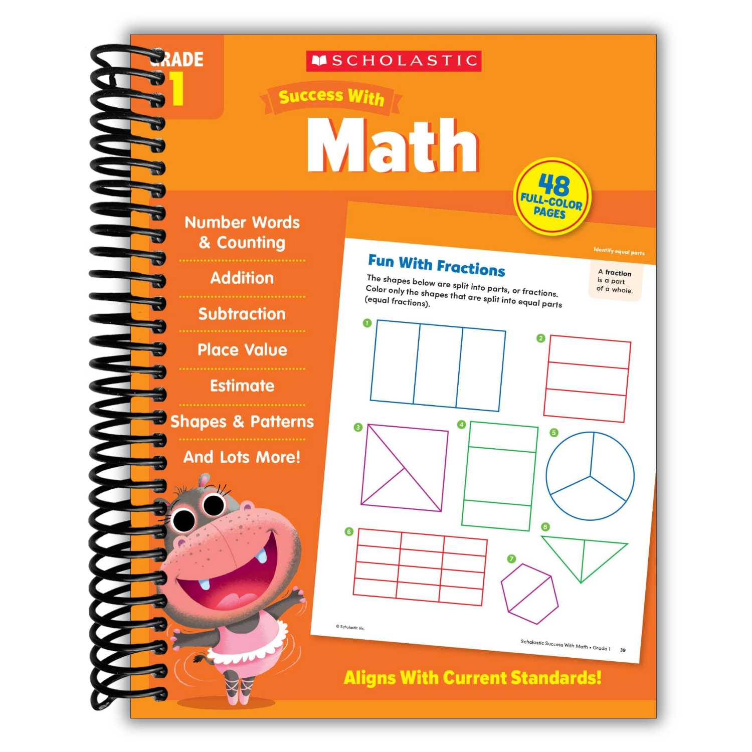 Scholastic Success with Math Grade 1 Workbook – Lay it Flat Publishing ...