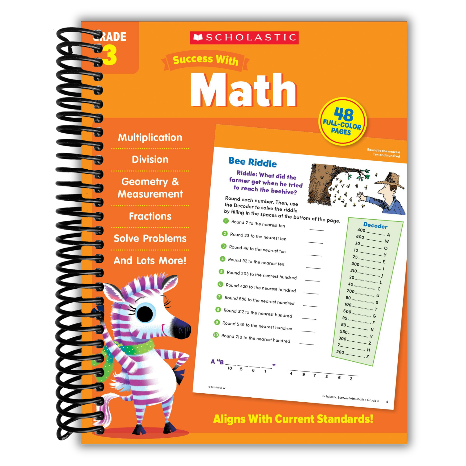 Scholastic Success with Math Grade 3 Workbook – Lay it Flat Publishing ...