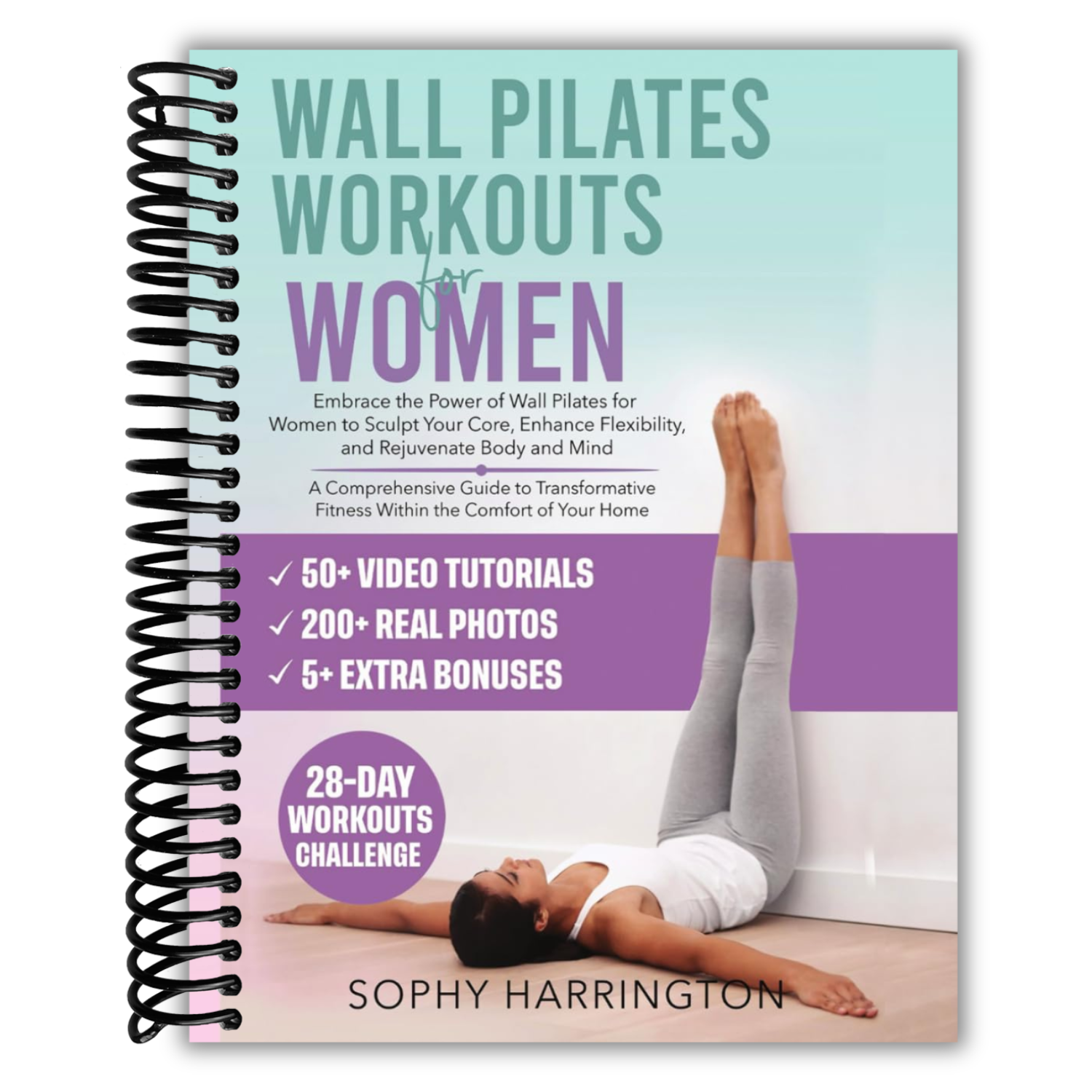Wall Pilates Workouts for Women (Spiral Bound) – Lay it Flat Publishing ...