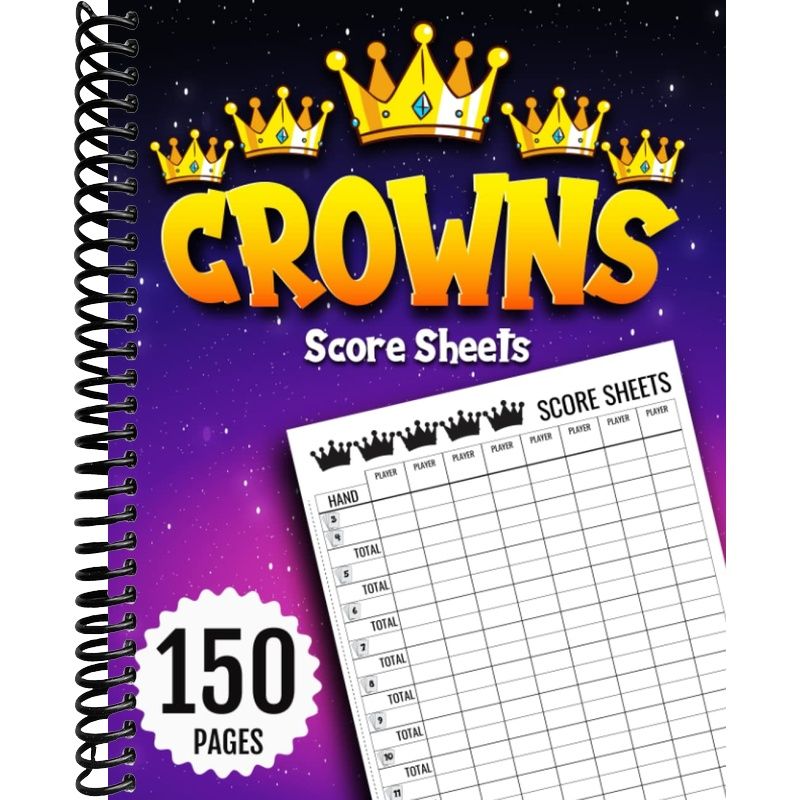 Crowns Score Sheets: 150 Pages – Lay it Flat Publishing Group