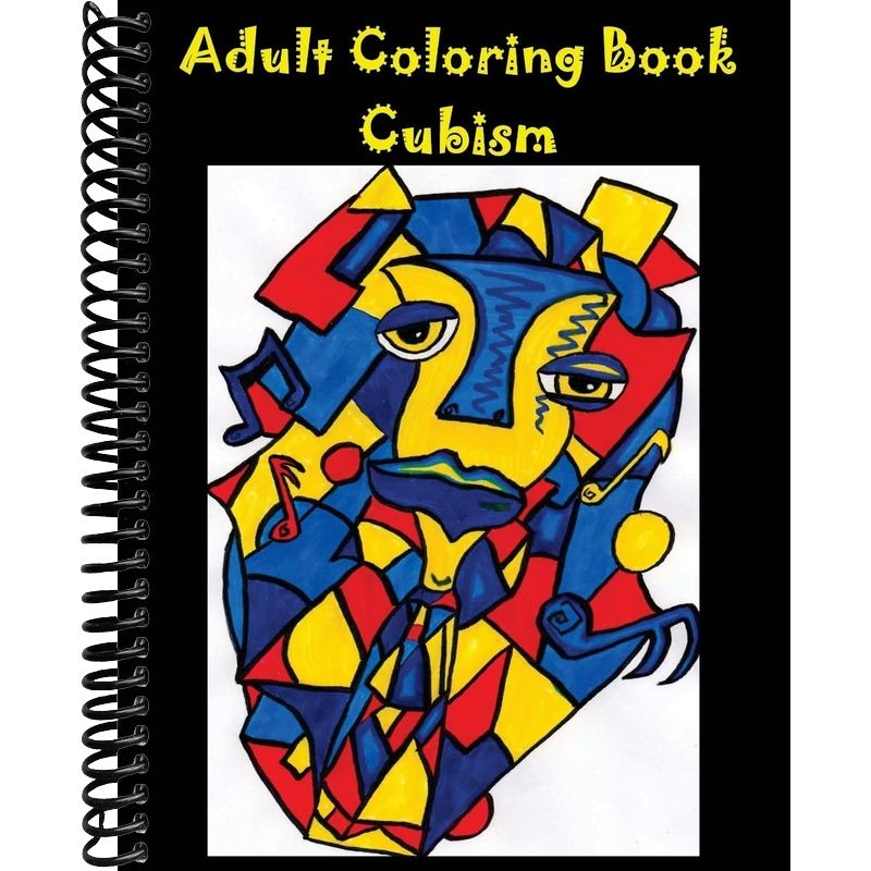 Adult Coloring Book Cubism – Lay it Flat Publishing Group
