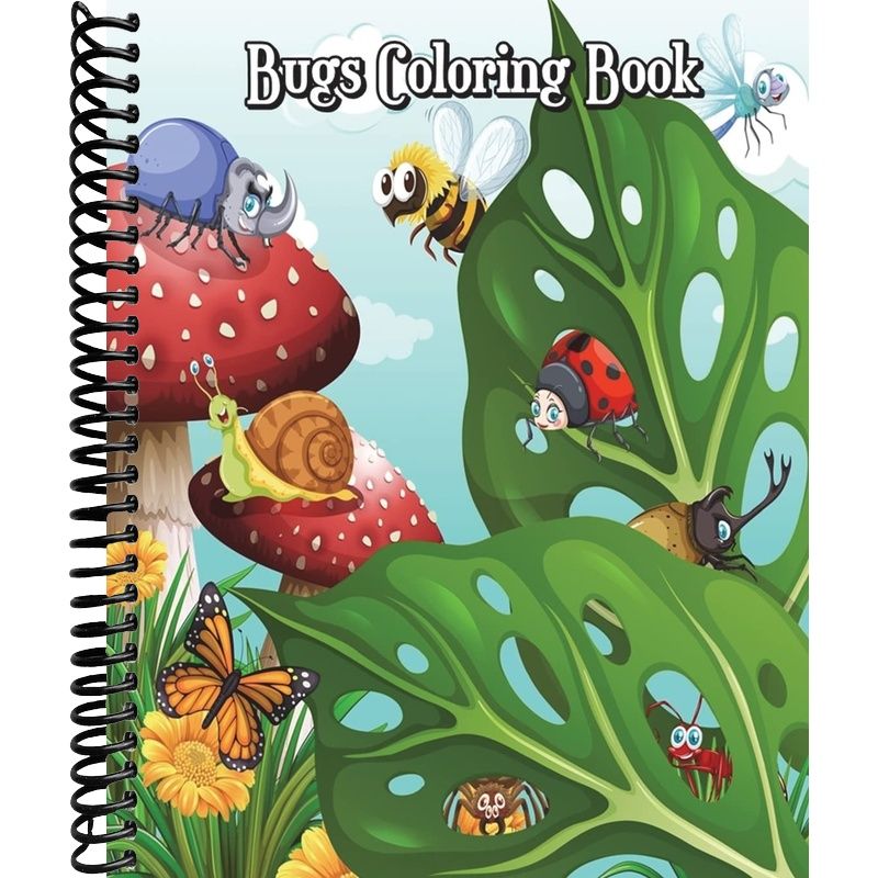 Bugs Coloring Book: Super Cute Bugs Drawings (Perfect for Beginners, F ...