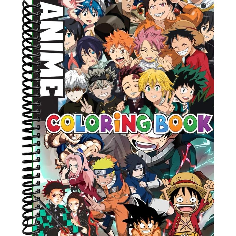 ANIME'S COLORING BOOK: WITH 50+ High-Quality Coloring Pages for Kids a ...