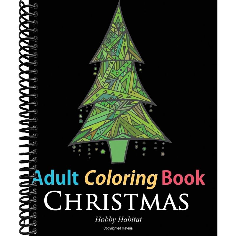 Adult Coloring Book: Christmas: Coloring Book for Adults Featuring 46 ...