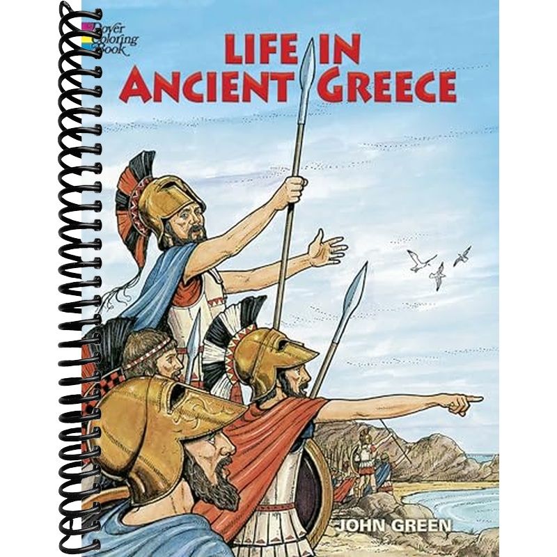 Life in Ancient Greece Coloring Book (Dover Ancient History Coloring B ...