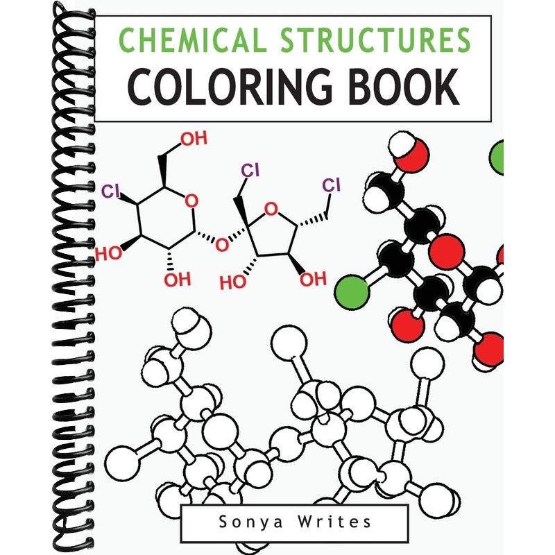 Chemical Structures Coloring Book – Lay it Flat Publishing Group
