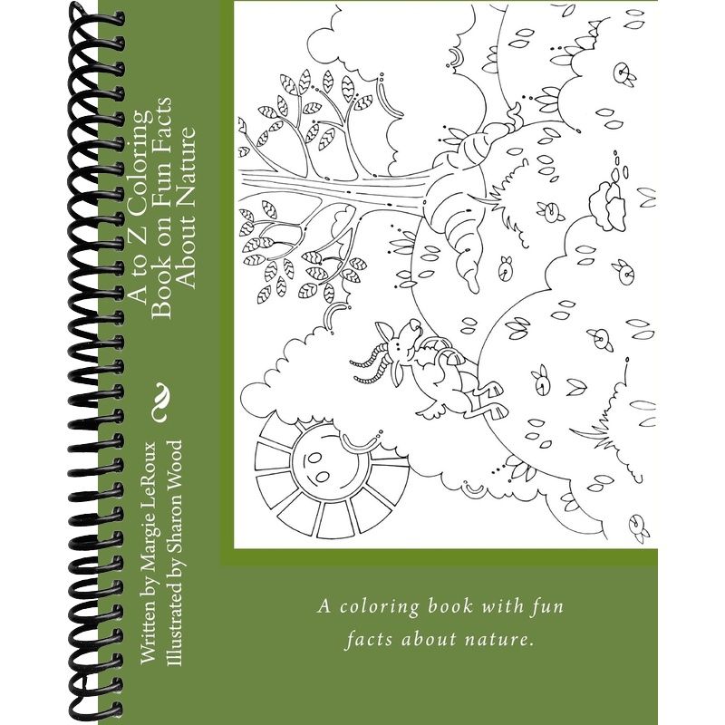 A to Z Coloring Book on Fun Facts About Nature – Lay it Flat Publishing ...