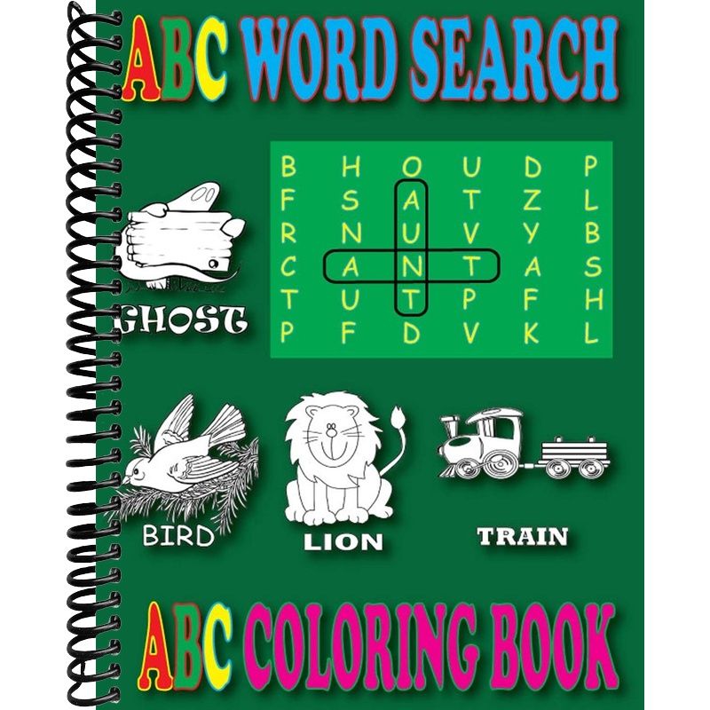 ABC Word Search and ABC Coloring Books: Children's Activity Books,Chil ...