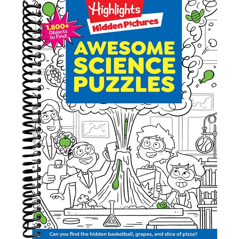 Awesome Science Puzzles: Find and Seek 100+ Science Hidden Picture Puz ...