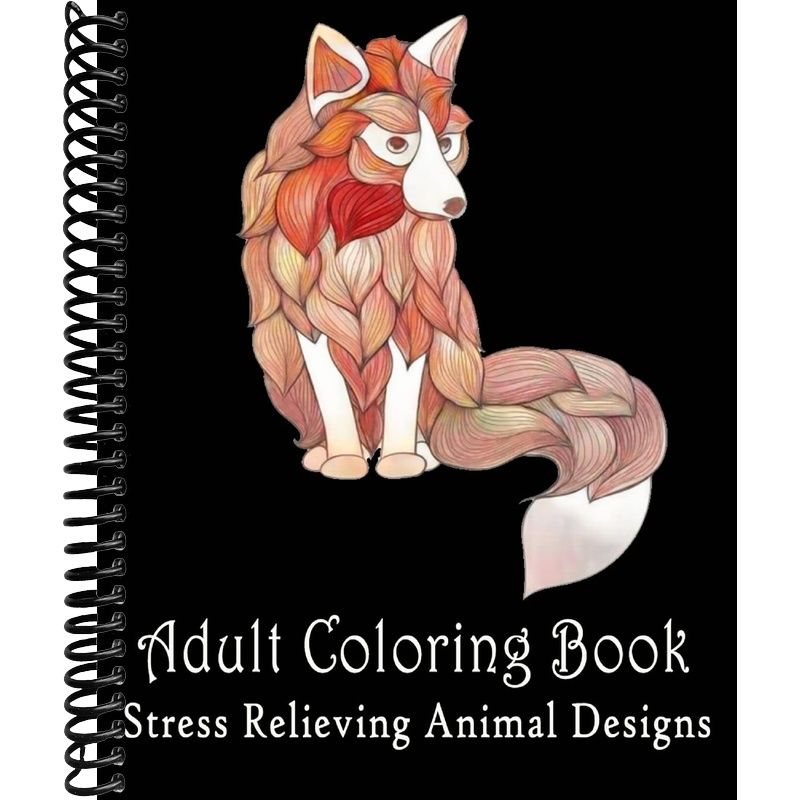 Adult coloring pages : Stress Relieving Animal Designs: Coloring For R ...