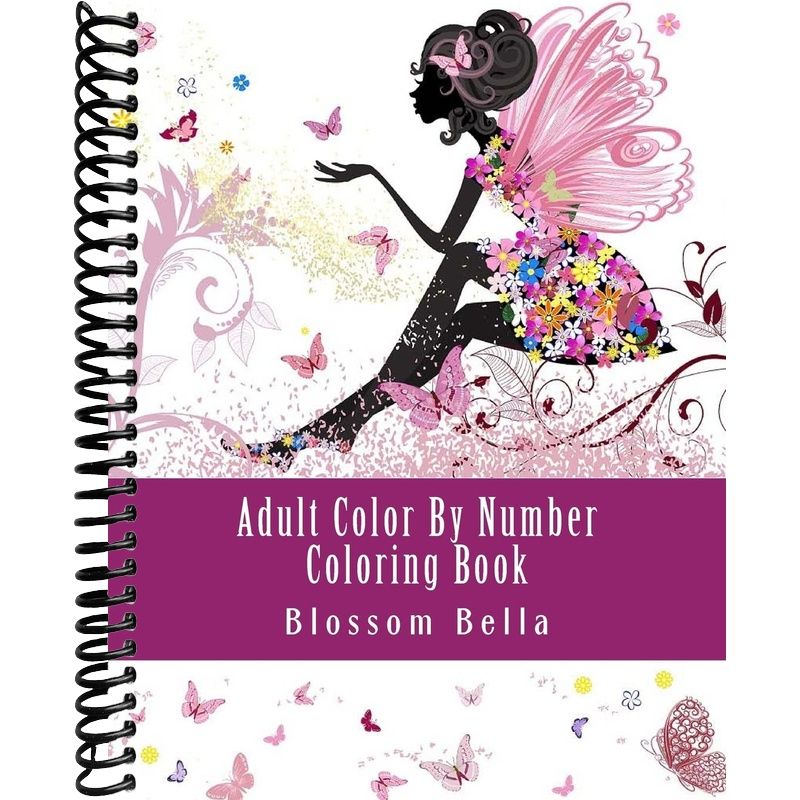 Adult Color by Number Coloring Book: Jumbo Mega Coloring by Numbers Co ...