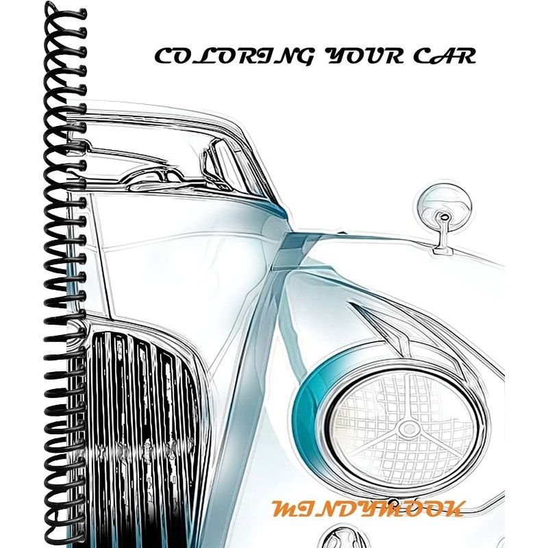 coloring your car: A Coloring Book of Cars – Lay it Flat Publishing Group
