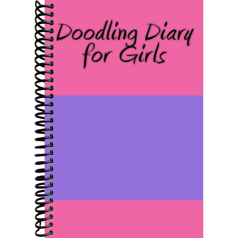 Doodling Diary for Girls (Activity Drawing & Coloring Books) – Lay it ...