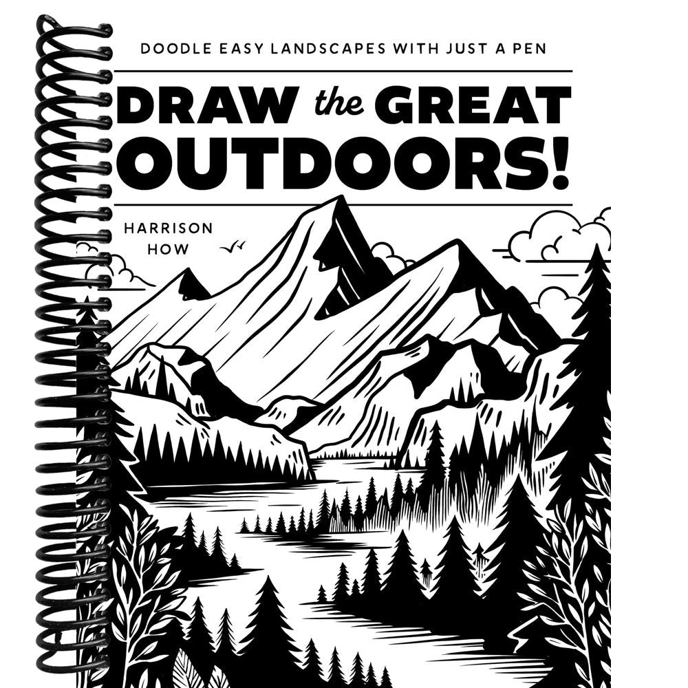 Draw the Great Outdoors!: Doodle Easy Landscapes with Just a Pen – Lay ...