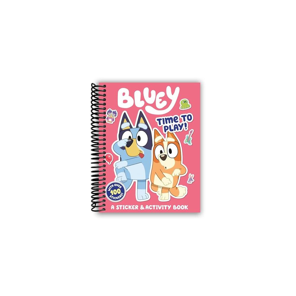 Bluey: Time to Play!: A Sticker & Activity Book – Lay it Flat ...