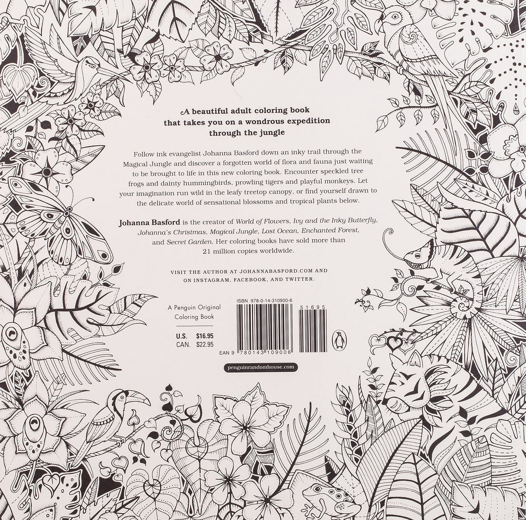 jungle plants coloring pages